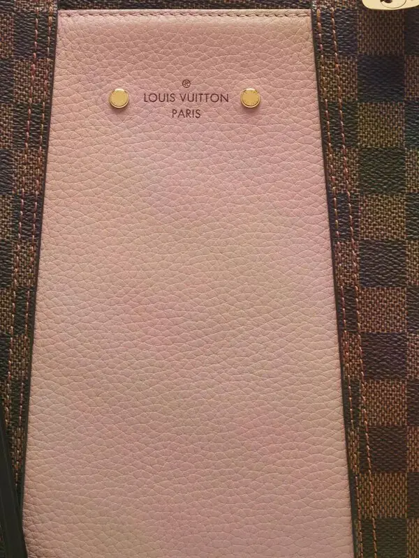 LOUIS VUITTON 2017 Jersey Magnolia Damier Ebene Tote Bag