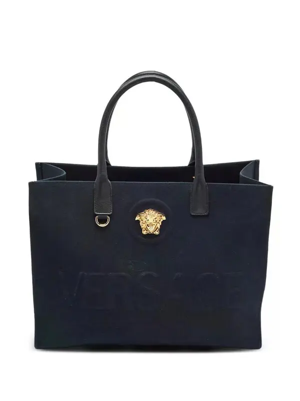 Versace La Medusa Tote Bag - Blue