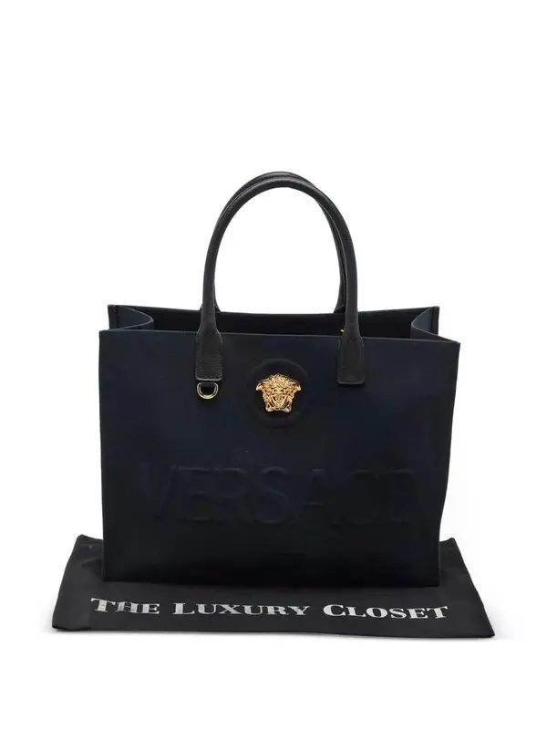 Versace La Medusa Tote Bag - Blue