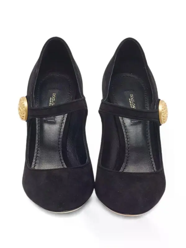 Dolce & Gabbana Vally Logo-button Pumps
