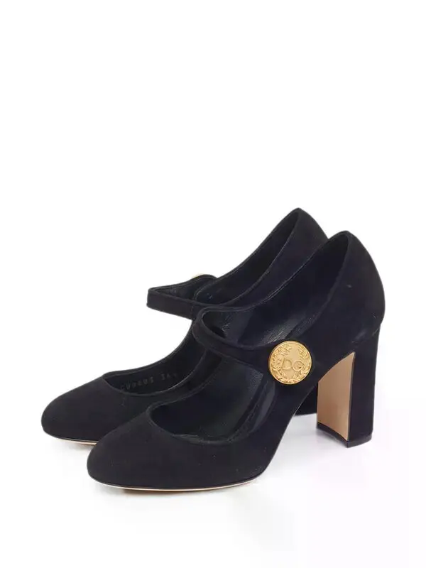 Dolce & Gabbana Vally Logo-button Pumps