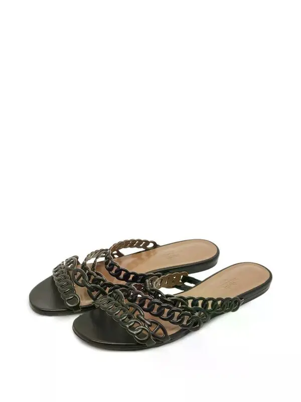 Hermès Chaine D'ancre Rivage Sandals - Black