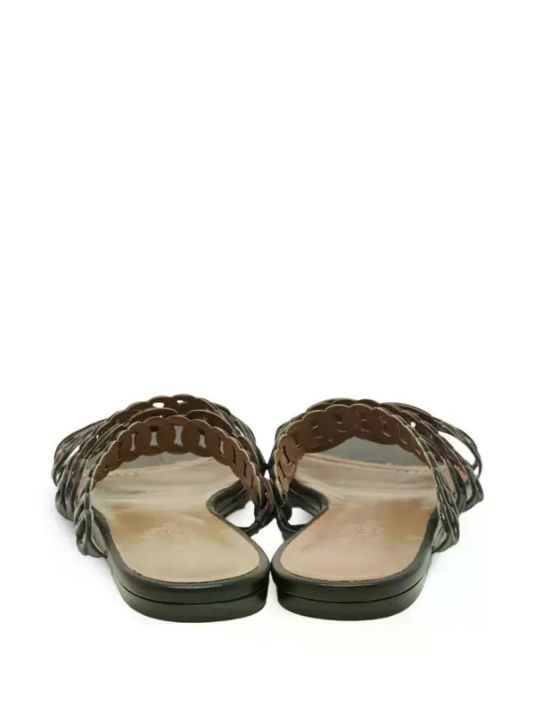 Hermès Chaine D'ancre Rivage Sandals - Black