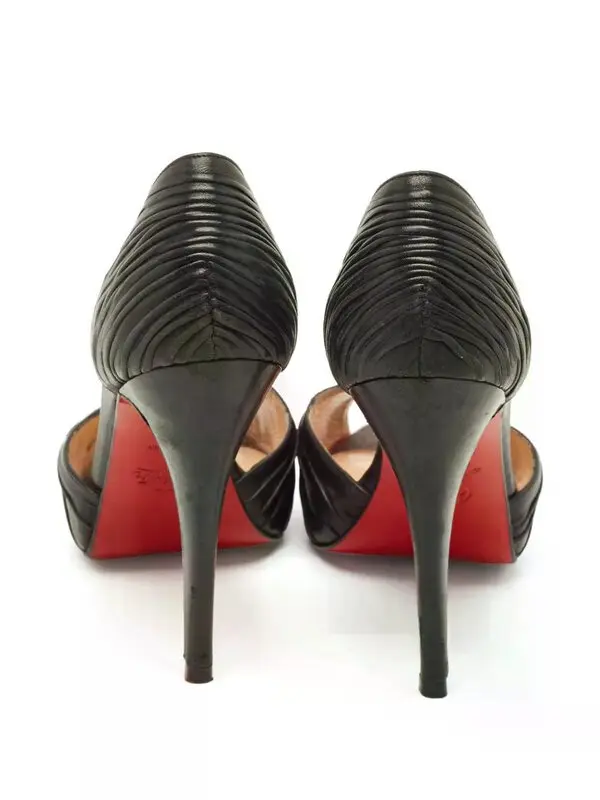 CHRISTIAN LOUBOUTIN Armadillo Leather Heeled D'orsay Pumps