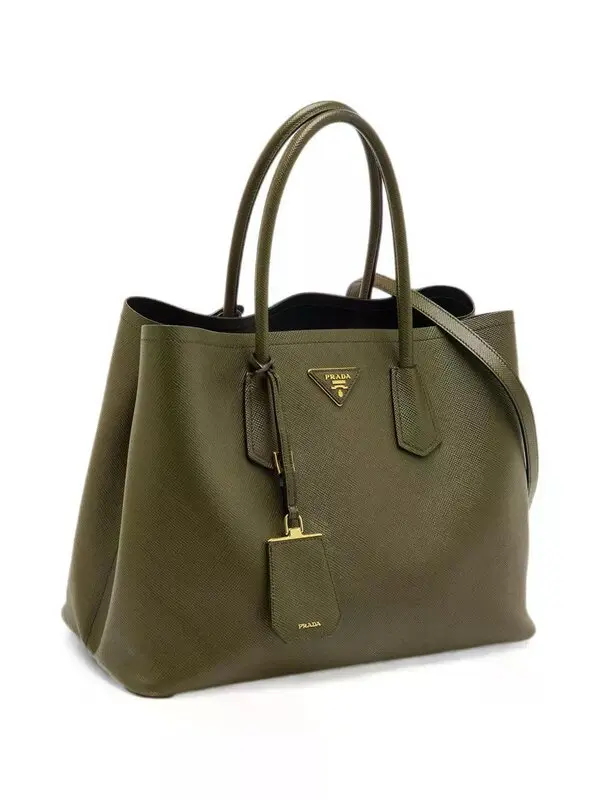 Prada Medium Double-handle Tote Bag - Green