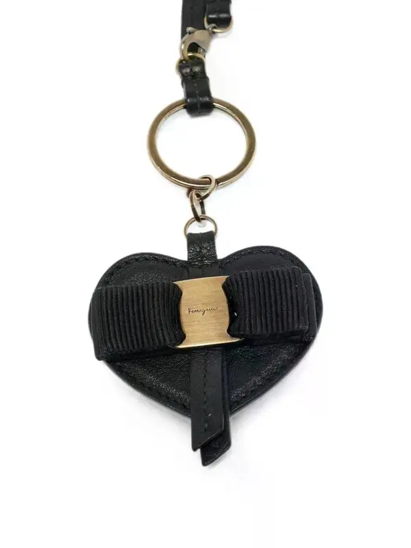 FERRAGAMO Heart-motif Keyring