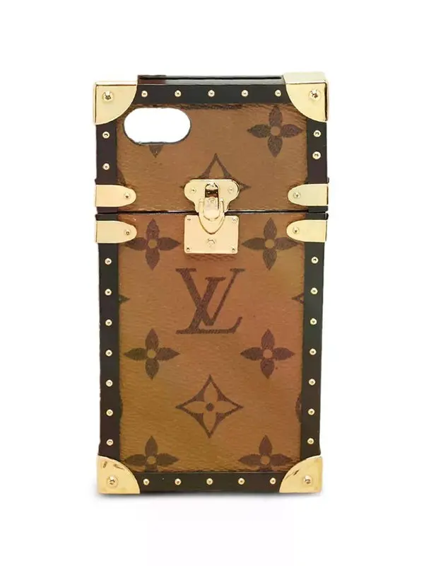 LOUIS VUITTON Eye Trunk Iphone 7 Case - Brown