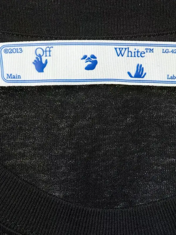 Off-White Arrow Floral-embroidered T-shirt