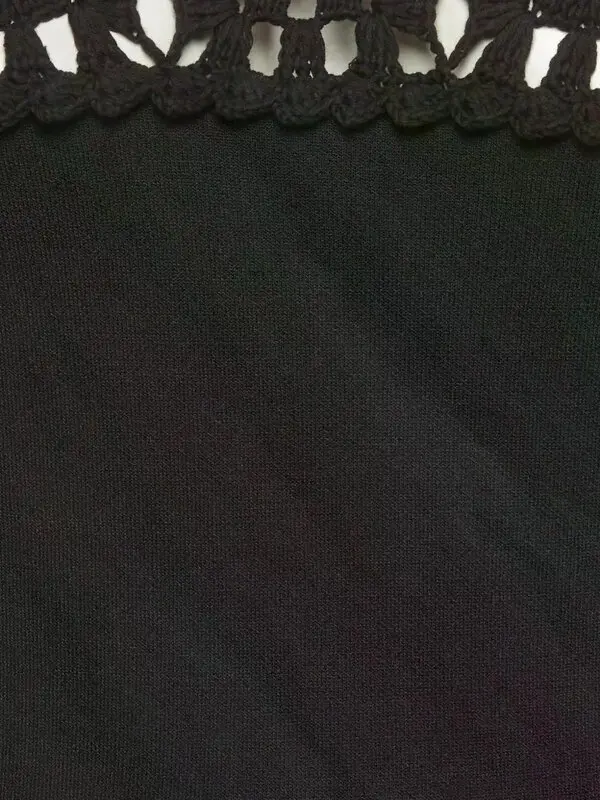 Carolina Herrera Crochet Midi Dress