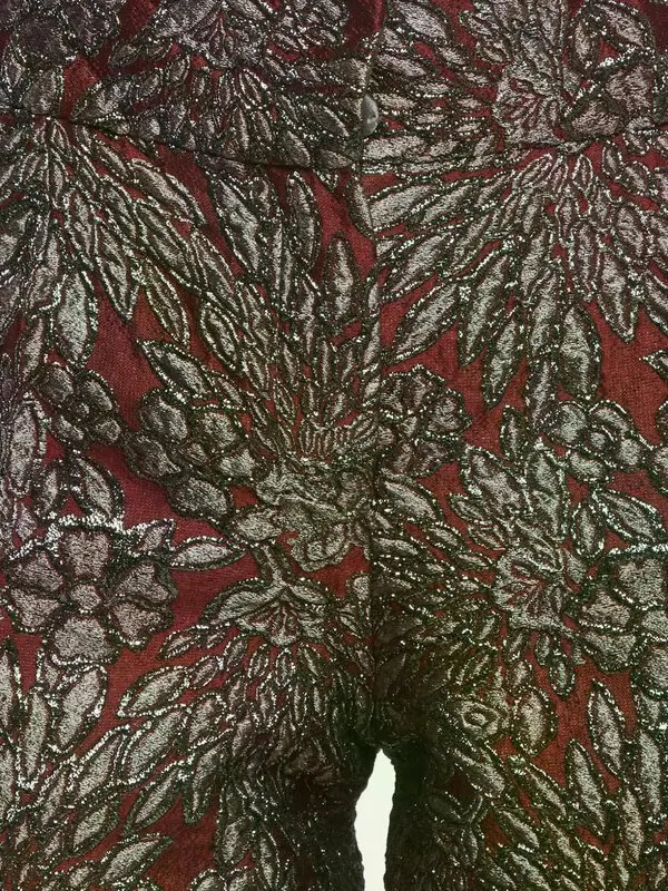 Dolce & Gabbana Floral-jacquard Straight-leg Trousers