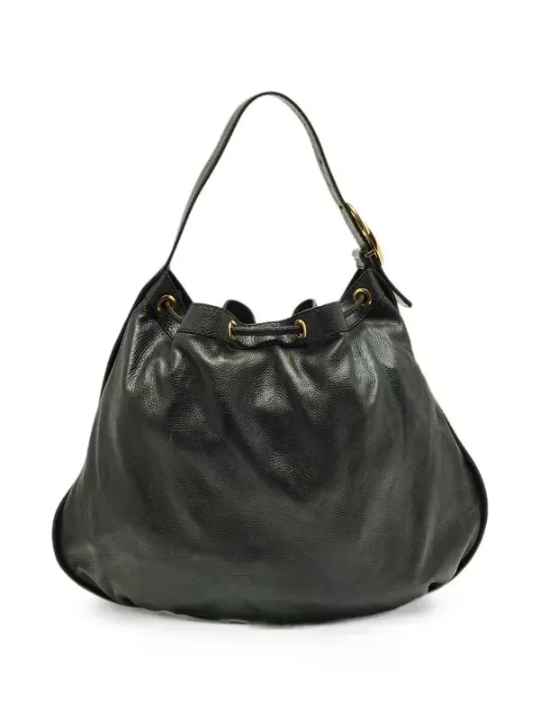 Gucci Mid-2000s Interlocking Icon Drawstring Tote Bag