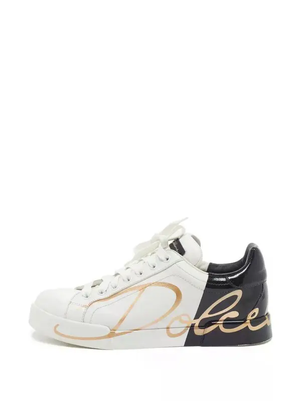 Dolce & Gabbana Portofino Low-top Sneakers - White