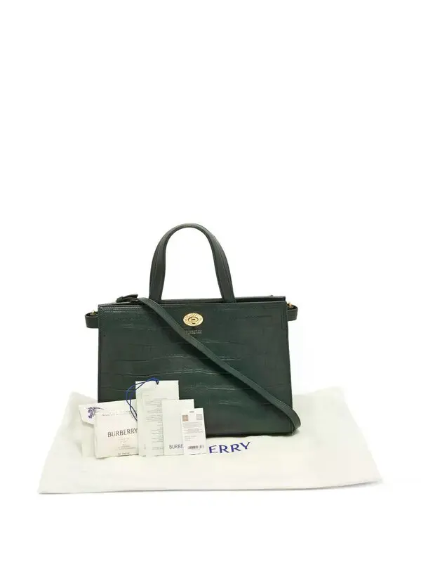 Burberry Cotswold Small Tote Bag - Green