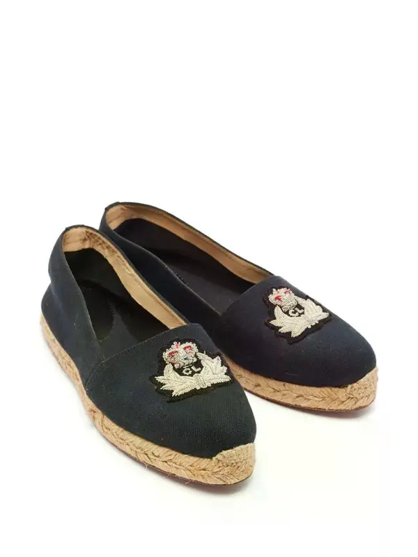 CHRISTIAN LOUBOUTIN Nanou Orlato Crest-patch Espadrilles