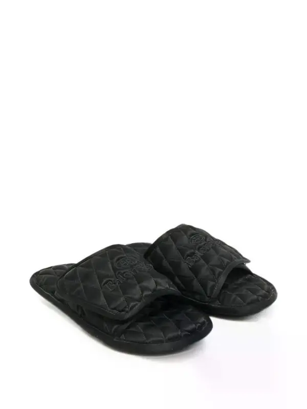 Balenciaga Quilted Satin Slides