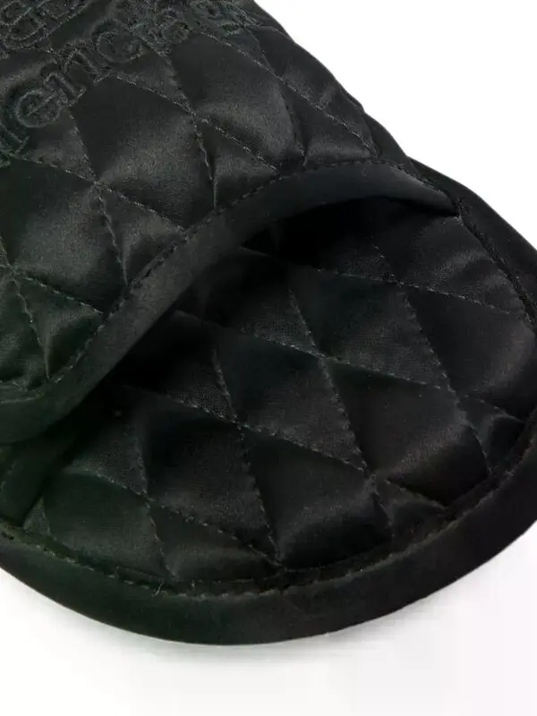 Balenciaga Quilted Satin Slides
