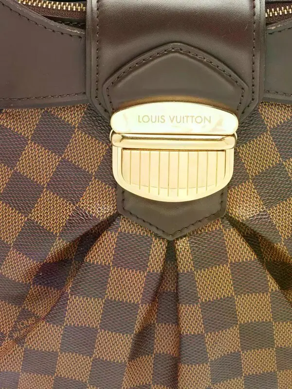 LOUIS VUITTON 2012 Mm Sistina Damier Ebene Handbag