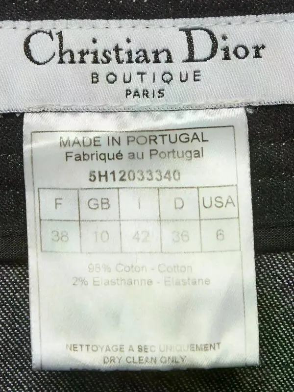 Dior Pleat-detail Mini Skirt