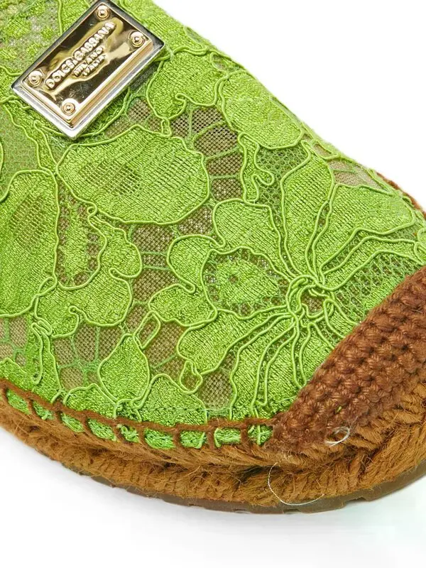 Dolce & Gabbana Logo-plaque Flat Espadrilles