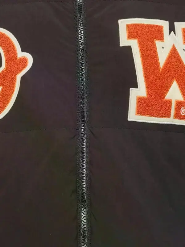 Off-White Logo Applique Puffer Jacket