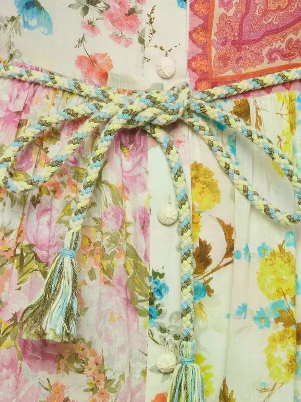 Zimmermann Halcyon Tiered Midi Dress