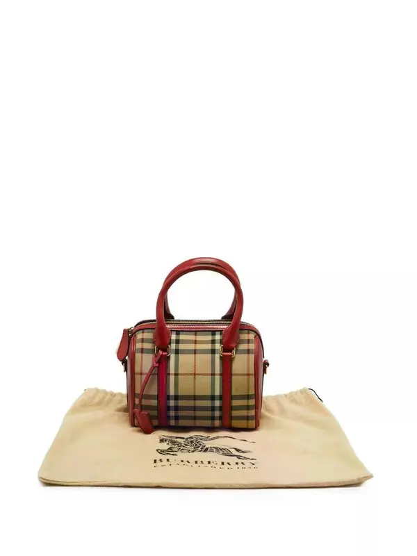Burberry Alchester Haymarket Check Bowling Bag