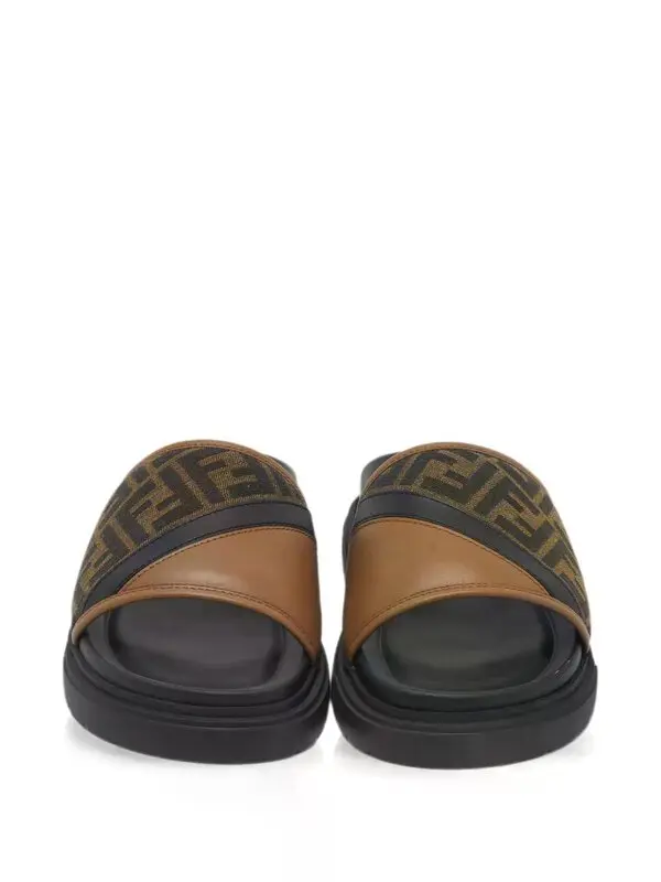 Fendi Ff Monogram Slide Sandals