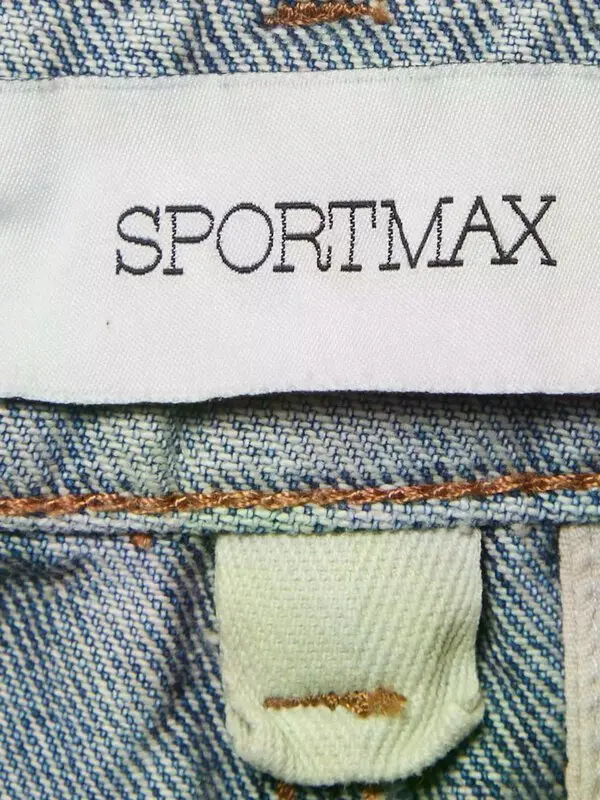 Sportmax Four-pockets Washed Jeans