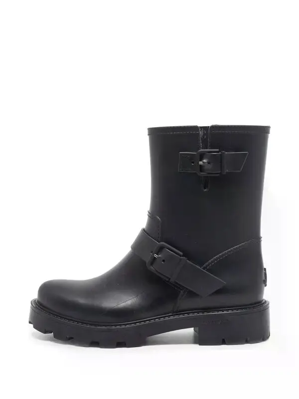 JIMMY CHOO Yael Buckled Rain Boots - Black
