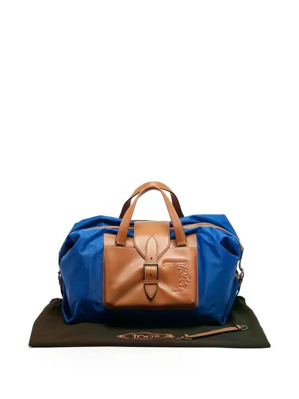 TOD'S Leather-trim Duffle Bag