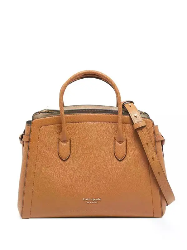 Kate Spade New York Knott Leather Tote Bag - Brown