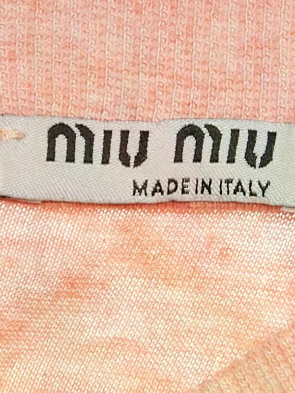 Miu Miu Lace Front T-shirt