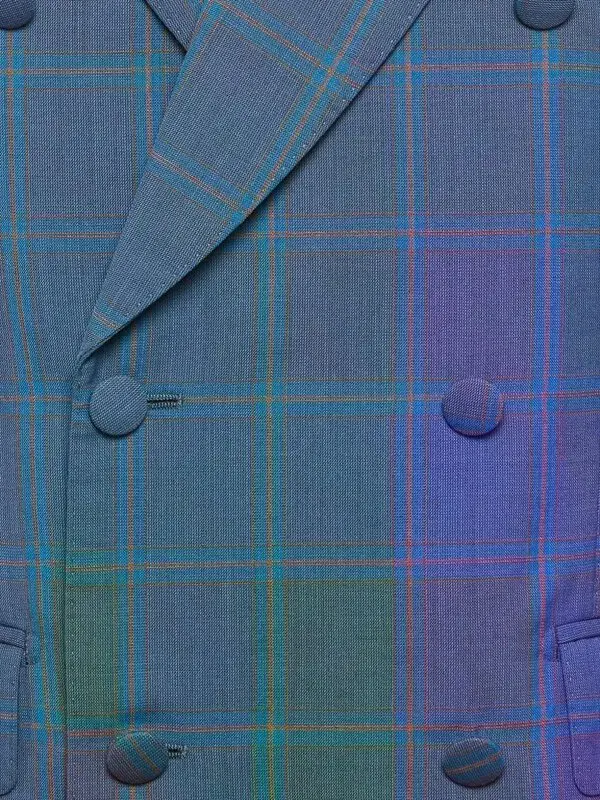 Dolce & Gabbana Check-pattern Double-breasted Blazer
