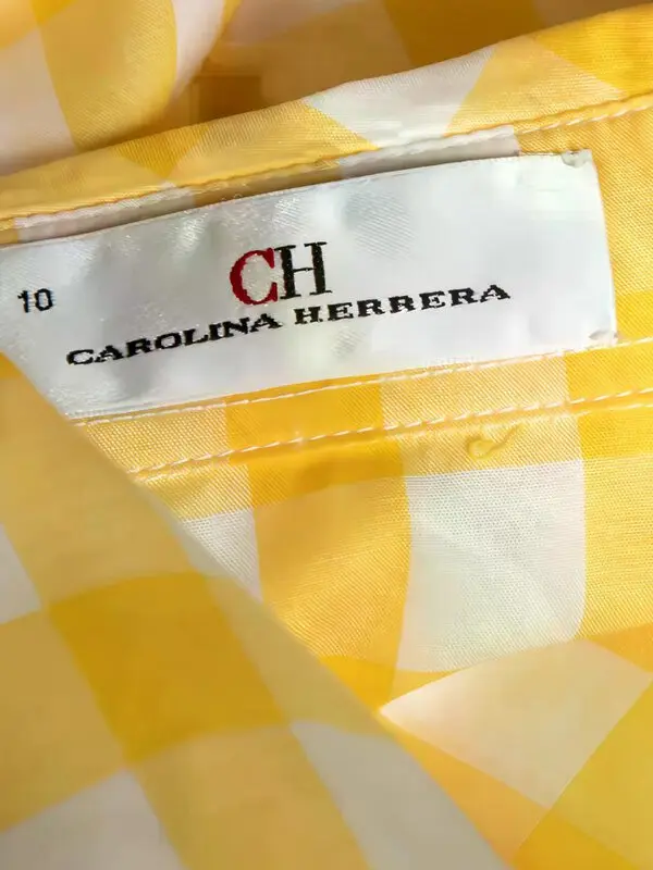 Carolina Herrera Gingham-check Cotton Shirt