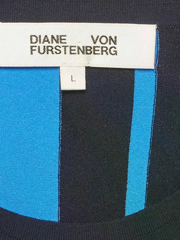 Diane Von Furstenberg Striped Knit Top