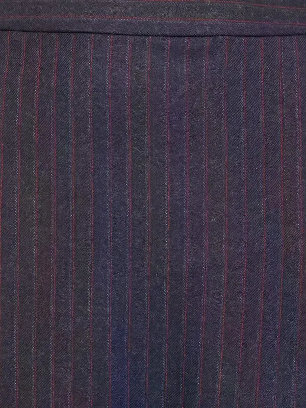 Max Mara Striped Midi Skirt