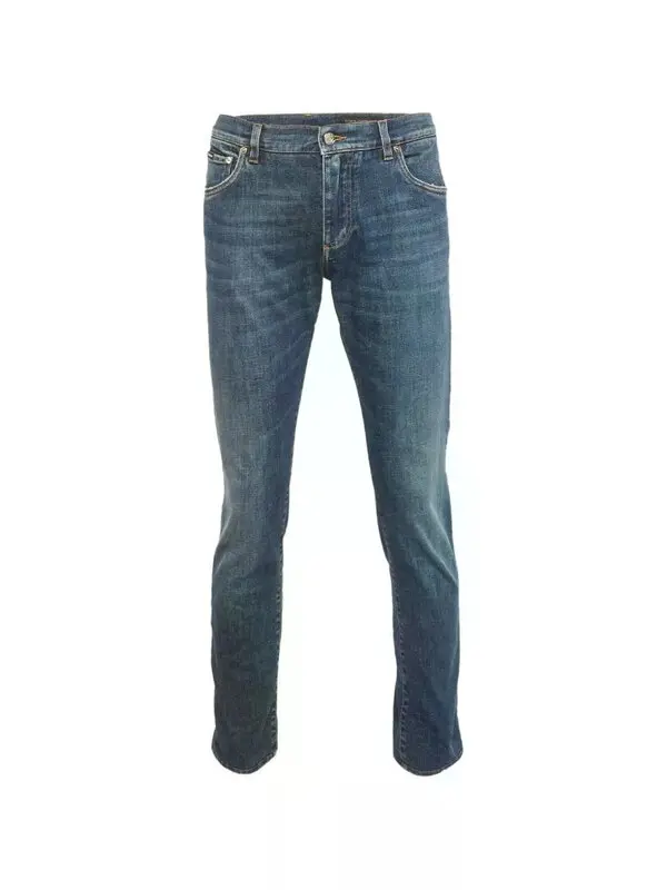 Dolce & Gabbana Faded Slim-fit Jeans