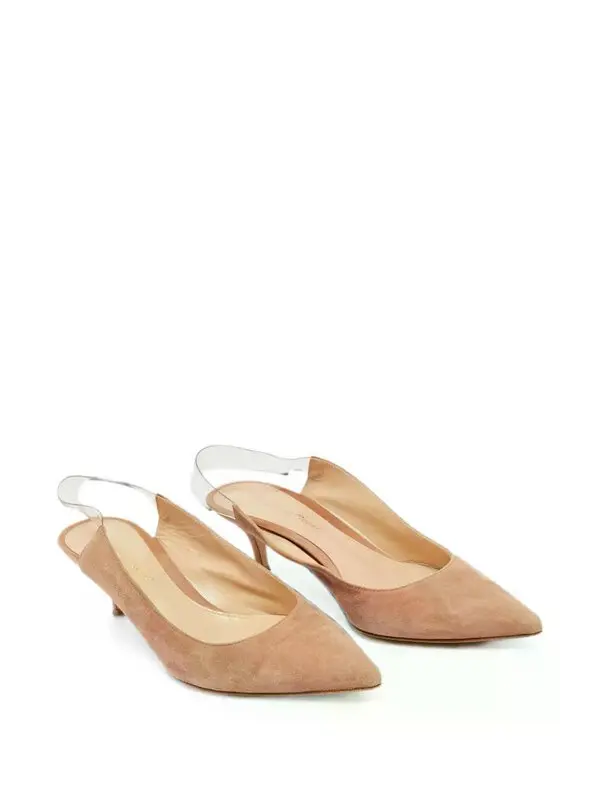 GIANVITO ROSSI Pointed-toe Slingback-strap Pumps