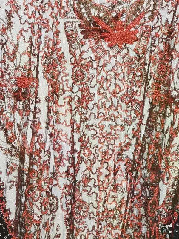 Dior Beaded Lace-trim Blouse