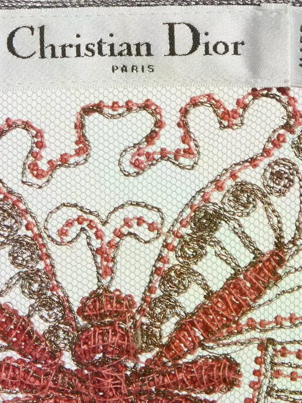 Dior Beaded Lace-trim Blouse