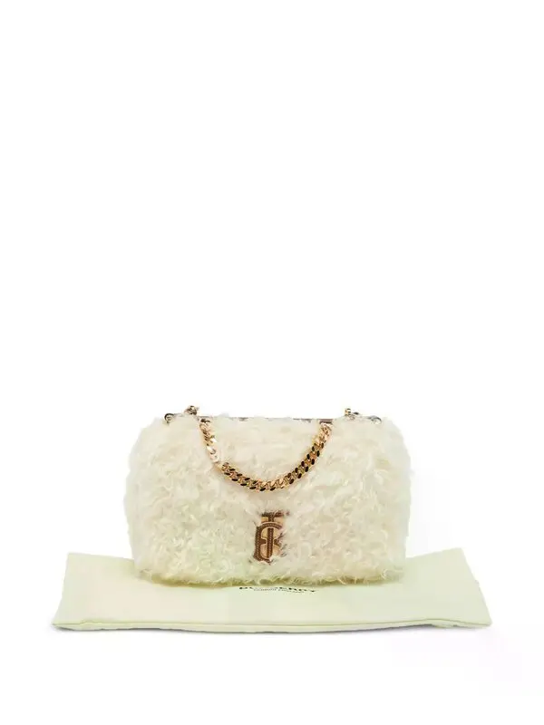 Burberry Lola Shearling Top Handle Bag