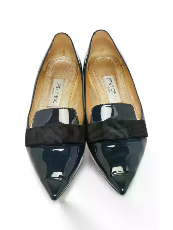 JIMMY CHOO Love Pointed-toe Ballet Flats