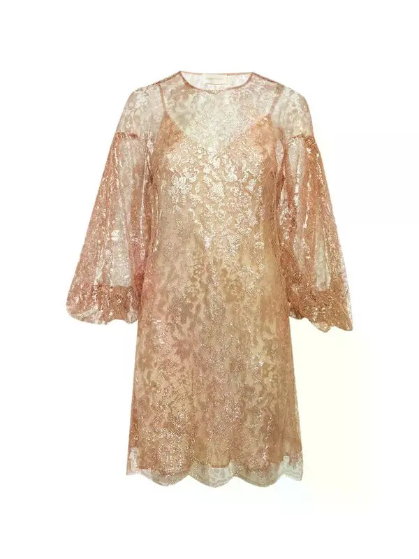 Zimmermann Round-neck Mini Dress
