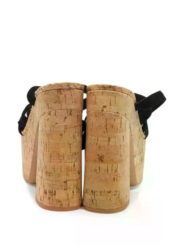 GIANVITO ROSSI Cork Platform Sandals
