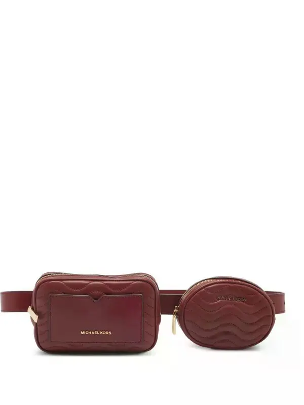 Michael Kors Quilted Double Pouch Belt Bag