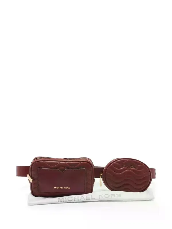 Michael Kors Quilted Double Pouch Belt Bag