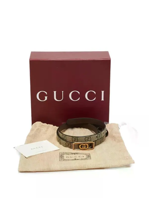 Gucci Interlocking G Square Buckle Belt