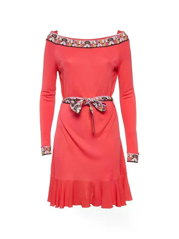 Emilio Pucci Belted Mini Dress