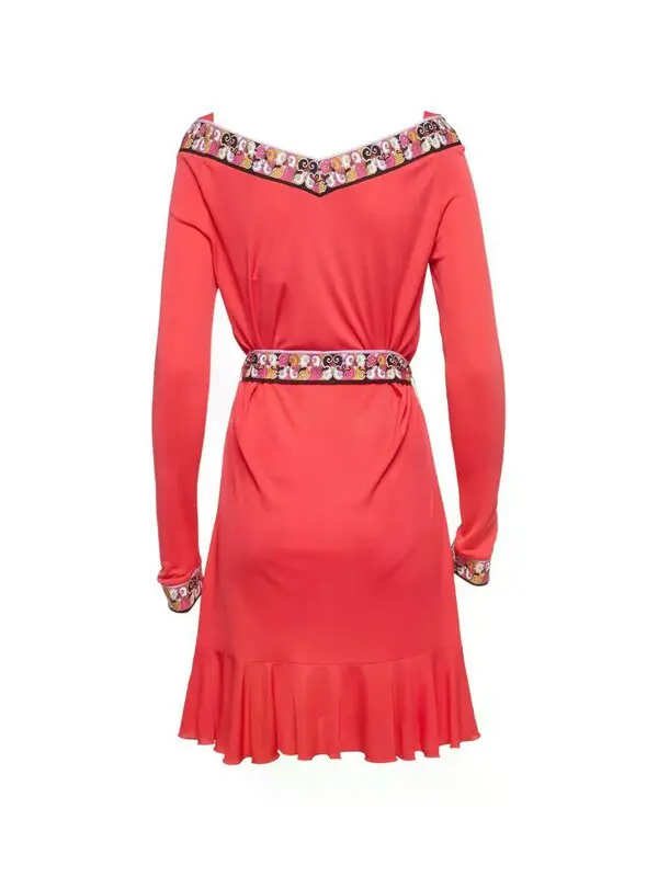 Emilio Pucci Belted Mini Dress
