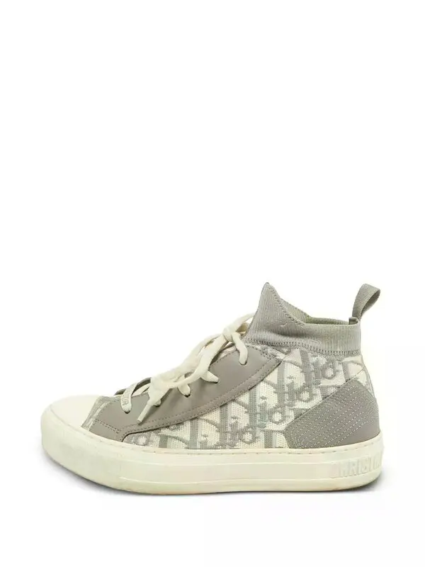 Dior Walk'n' High-top Sneakers - Grey